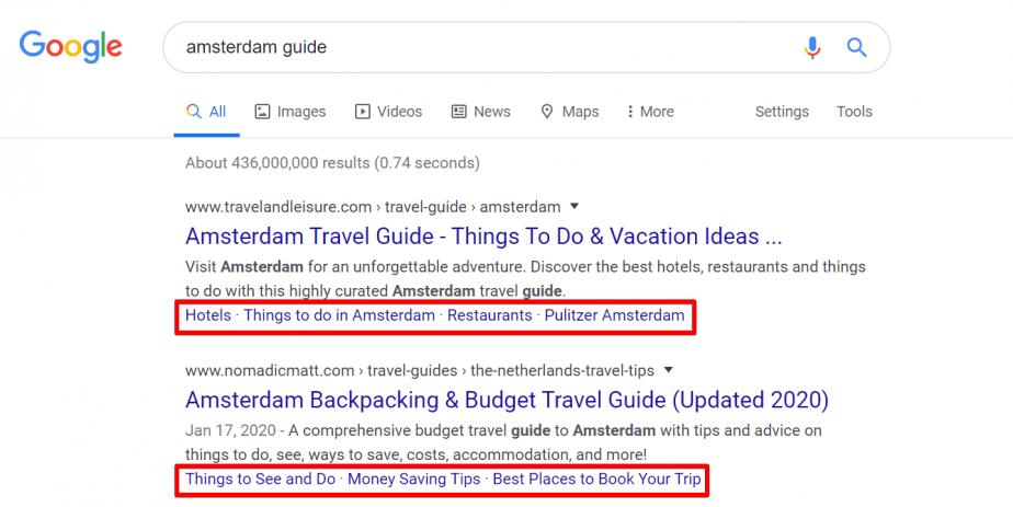 Google Sitelinks: How to Get Them in Google Search Results