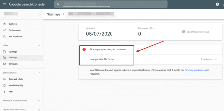 Fixing Sitemap Errors For Better Indexing of Submitted URLs