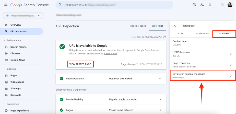 JavaScript SEO: Grasping the Basics, Debugging Errors