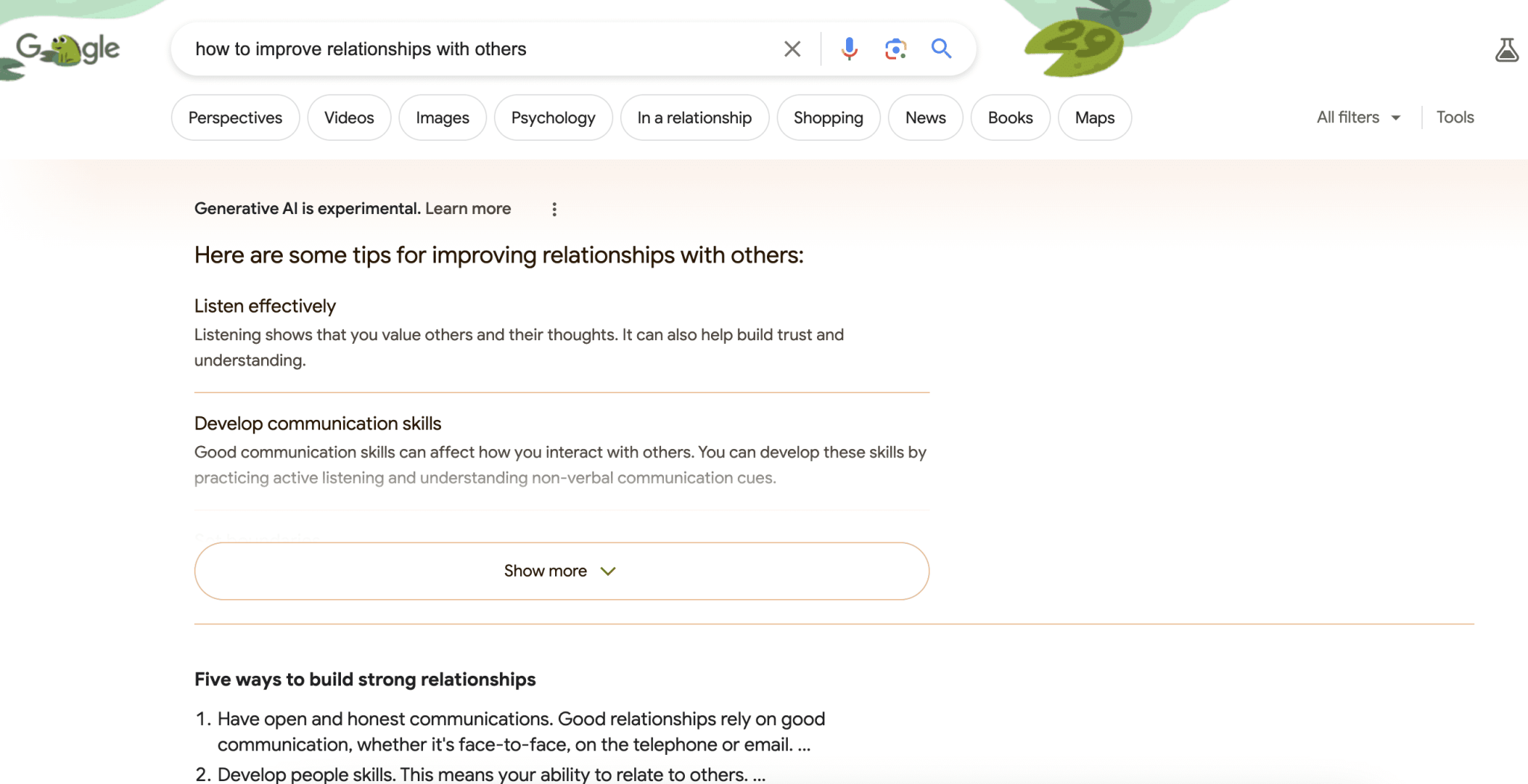 The Google SGE Snippet Study by SE Ranking
