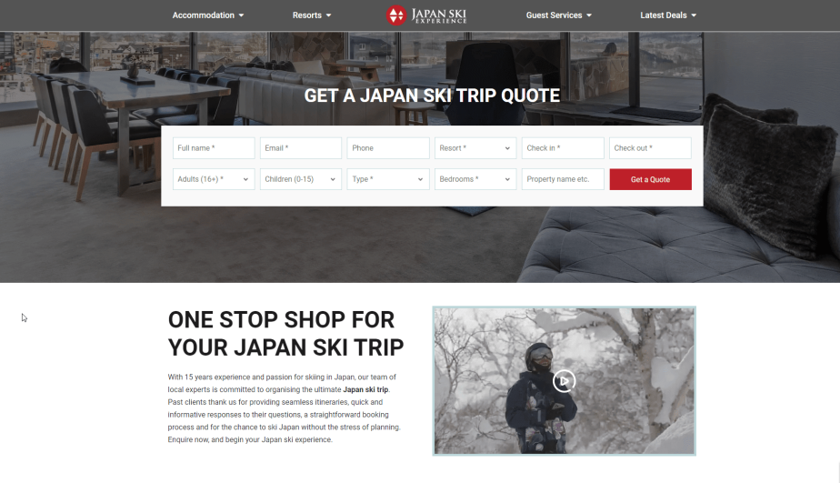 Japan Ski Experience: 6x Visibility & 20x Rankings Boost with SEO