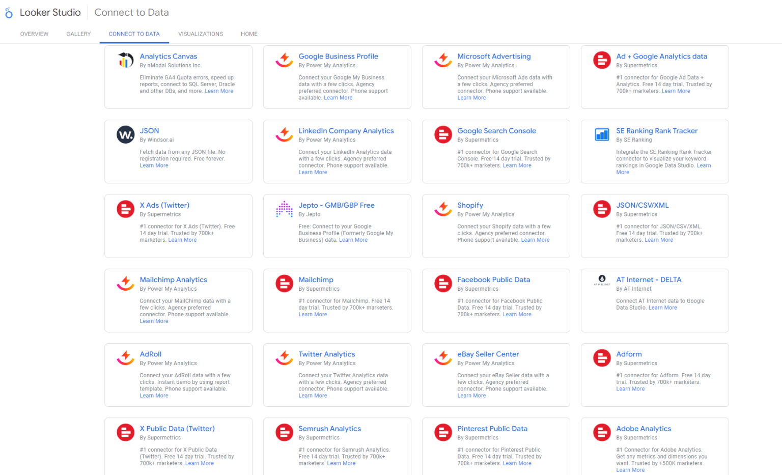 Looker Studio Connectors: Top Integrations for SEO Analysis