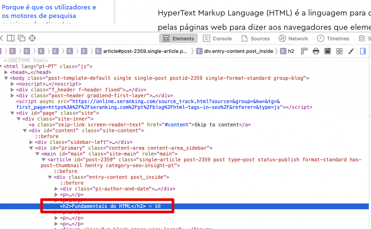 O Guia de SEO para as etiquetas de cabeçalho