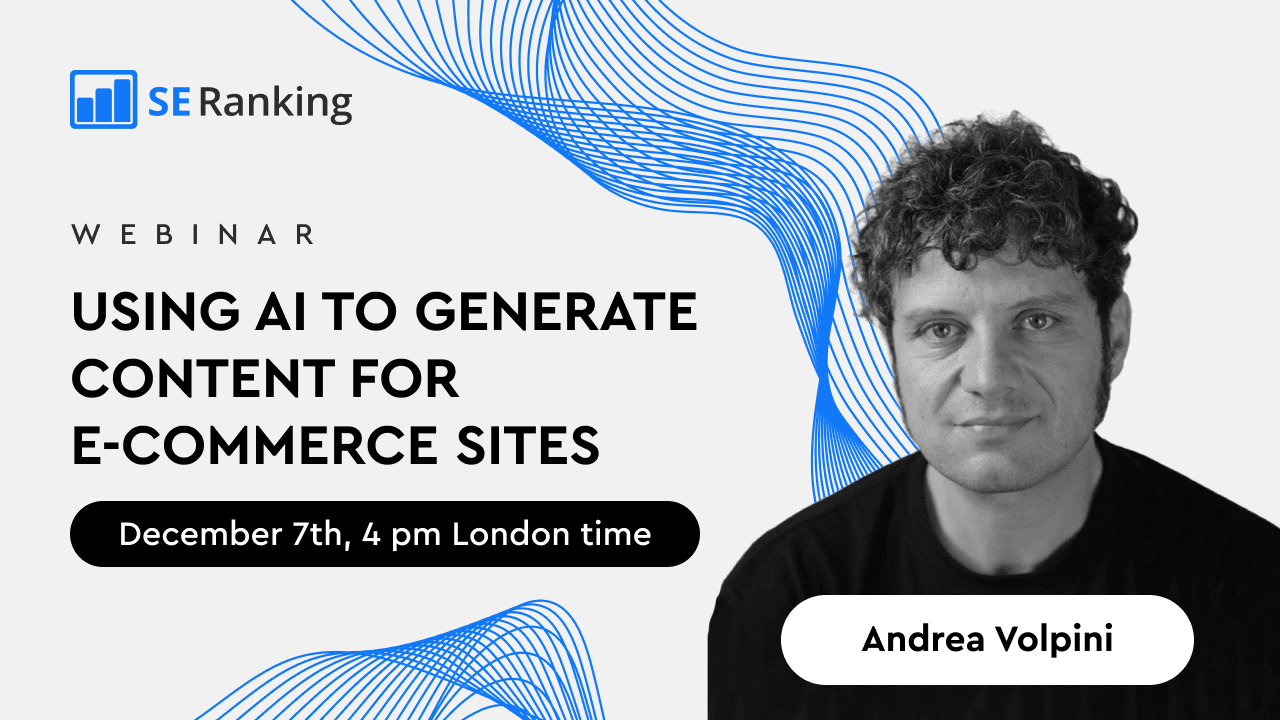 How AI Can Help Generate High-Ranking Content for E-commerce Websites ...